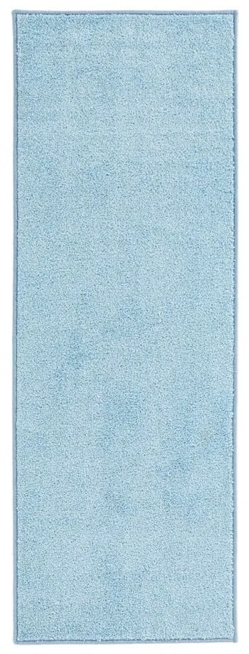 Modrý běhoun Hanse Home Pure, 80 x 200 cm