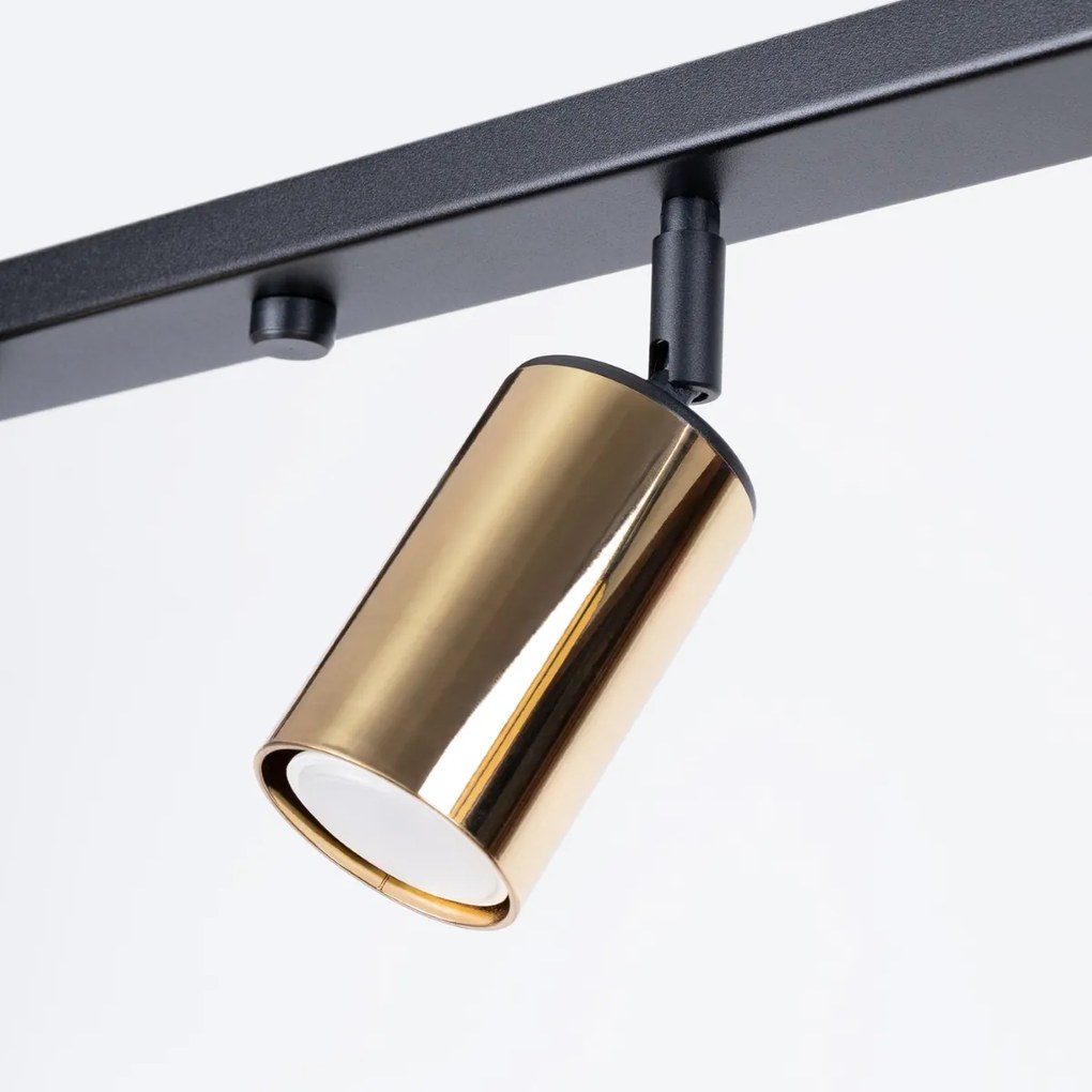Sollux Lighting Stropní svítidlo WINX 4L Černá/zlaté