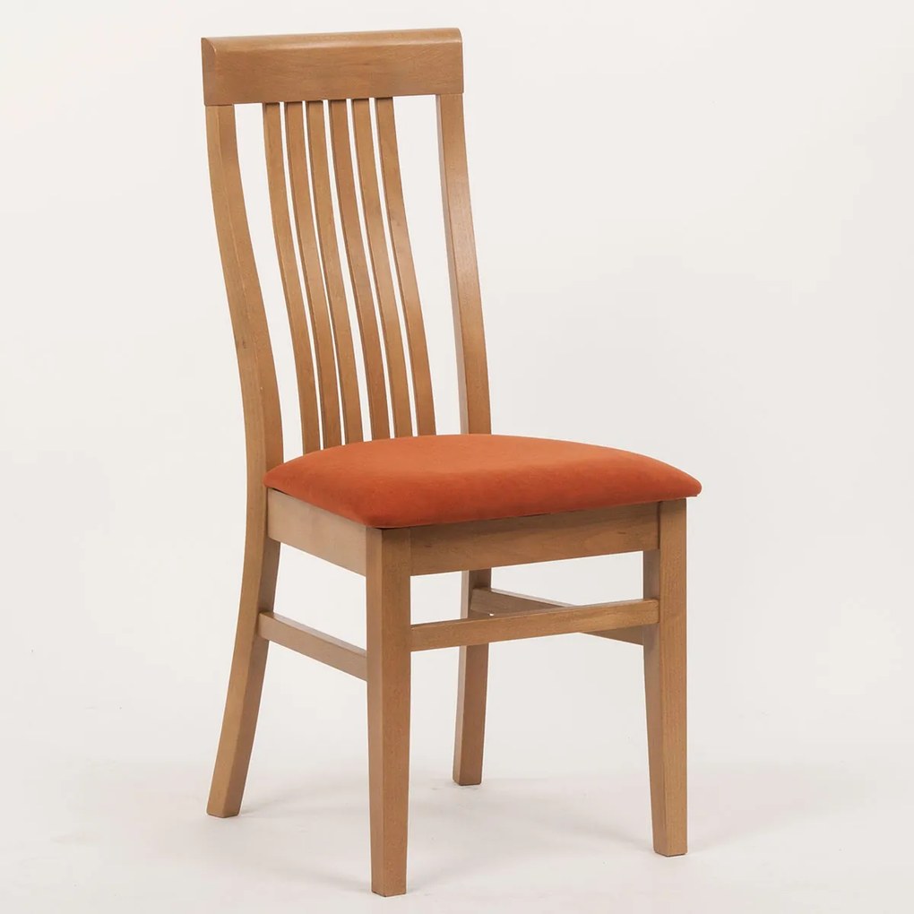 Stima Židle TAKUNA (buk) čalouněná třešeň VELVET světle hnědá 46