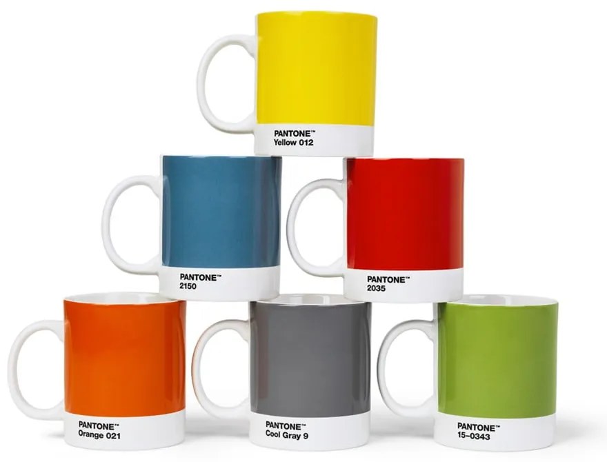 Světle modrý porcelánový hrnek 375 ml Blue 2150 – Pantone