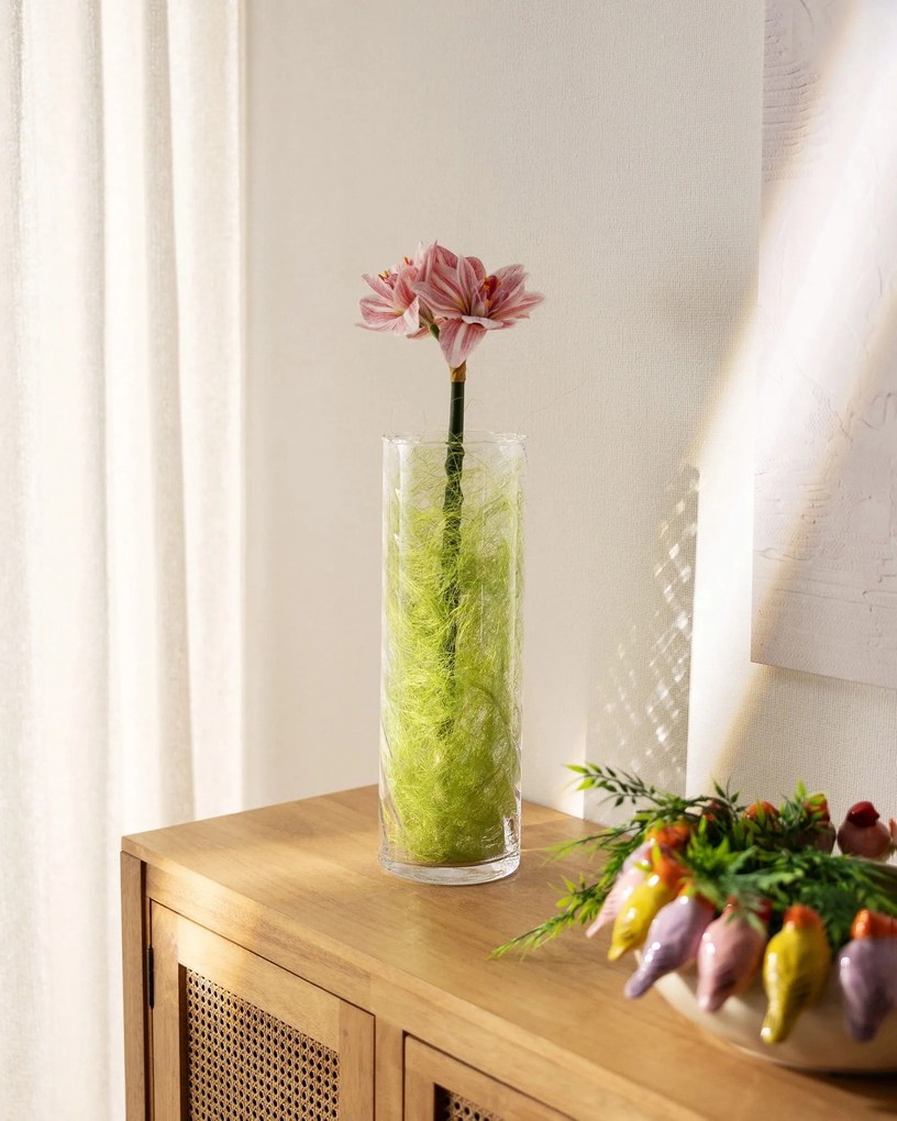 Vase Crytal Twist 15x15x45 cm