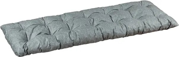 Bellatex Sedák na lavici prošívaný Šedá,Bílá rozměr 40x150 cm