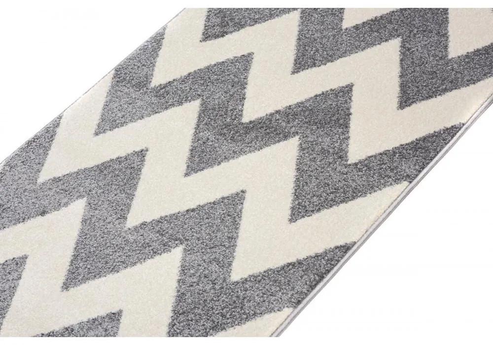 Kusový koberec Justina šedý atyp 100x250cm