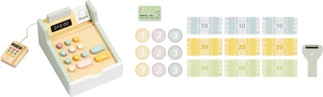 Dřevěná pokladna Tooky Toy TP543