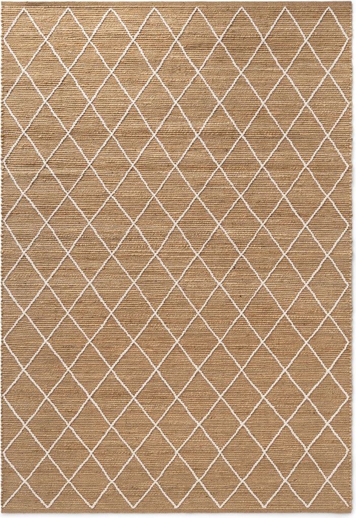 Hanse Home, Kusový koberec Kunu 106208 Natural Gold White, 160x230, béžová, chodba / předsíň