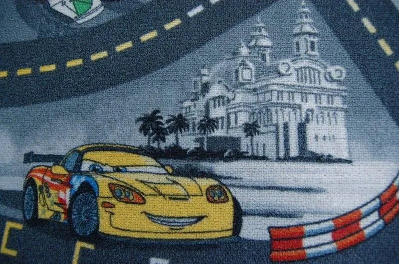 Dětský koberec CARS ŠEDÝ
