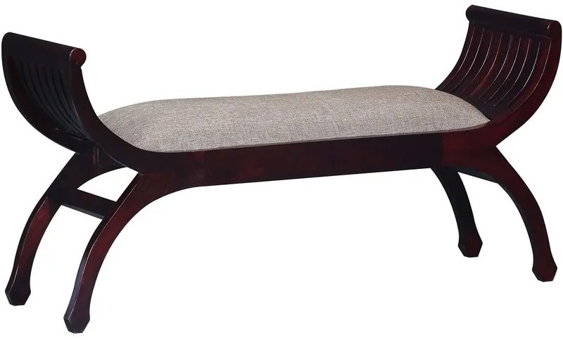 furniture-nabytek.cz - Dřevěný taburet z masivu palisandr 120x60x40