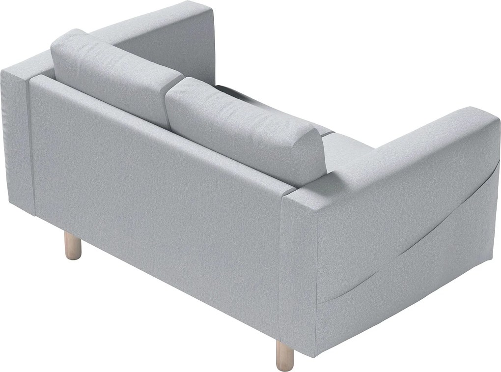 Potah na pohovku IKEA Norsborg 2-místná barva šedá látka pletený vzor