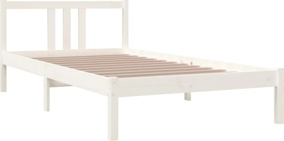 vidaXL Rám postele masivní dřevo 100 x 200 cm [814875] Barva: Šedá