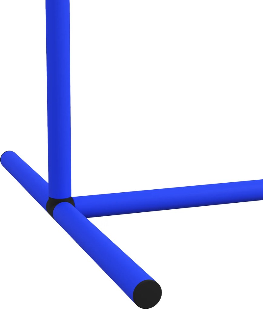 PawHut 4-dílný agility set pro psy, 88 x 64 x 95 cm, se 4 oblouky, přenosná taška, pro starší nebo velmi mladé psy, PE, ABS, bílá