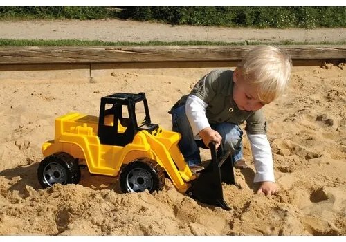 Lena Nakladač Giga Trucks žlutá, 62 cm