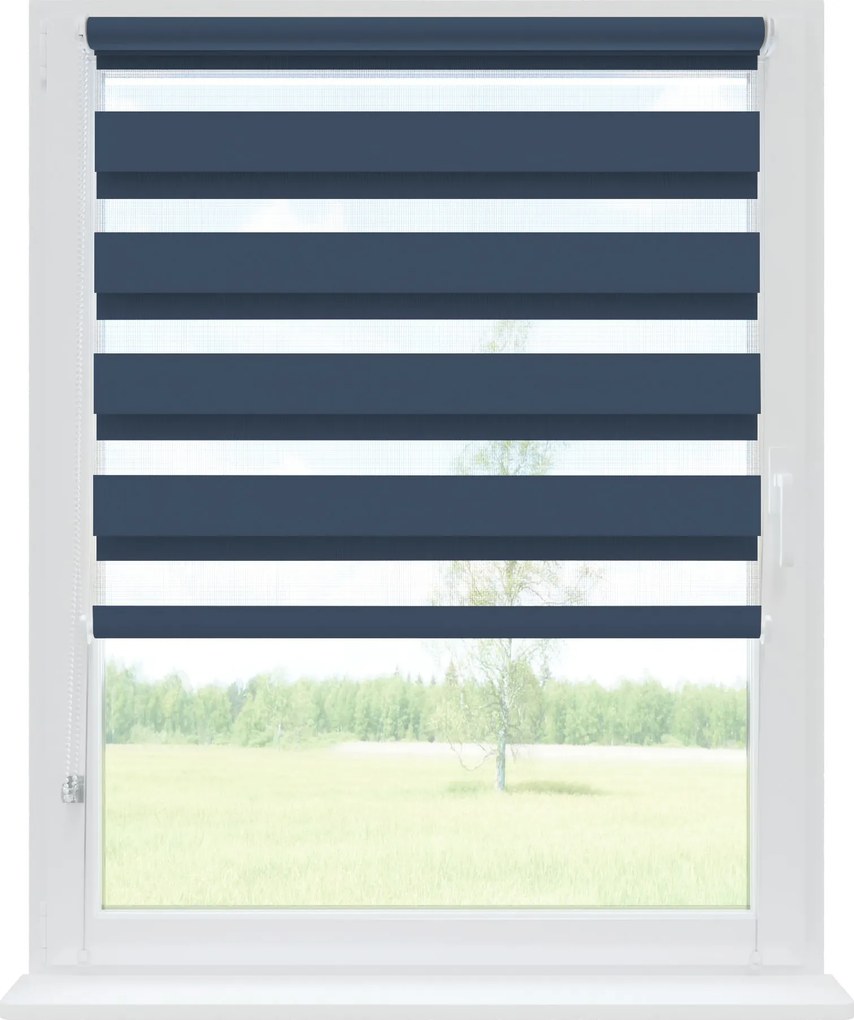 Roleta Den Noc neinvazivní soft Granát 56x150 cm