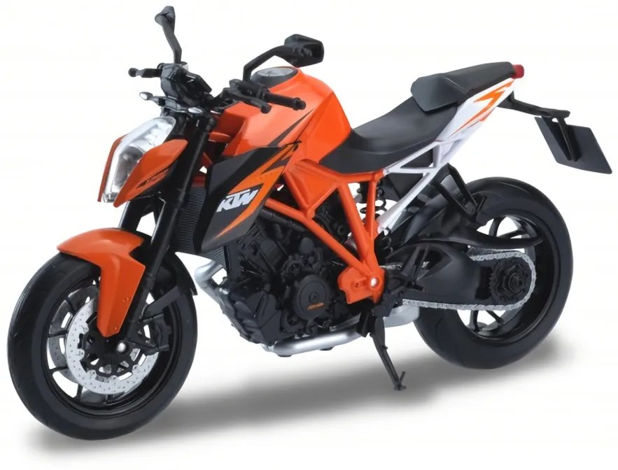 Welly Motocykl KTM 1290 Super Duke R 1:10 oranžový