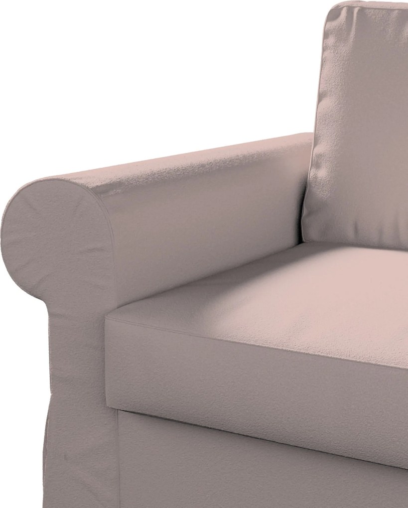 Potah na pohovku IKEA Backabro 2-místná, rozkládací barva růžová látka pletený vzor