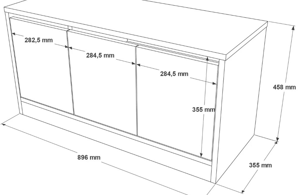 Botník SELMAN se sezením bílá