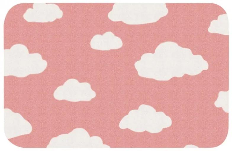 Dětský kusový koberec Ninos 103084 | růžový Typ: 67x120 cm