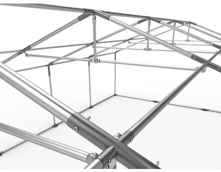 Zahradní Párty stan 8x8m - PVC PREMIUM Ohnivzdorný Barva: Bílá