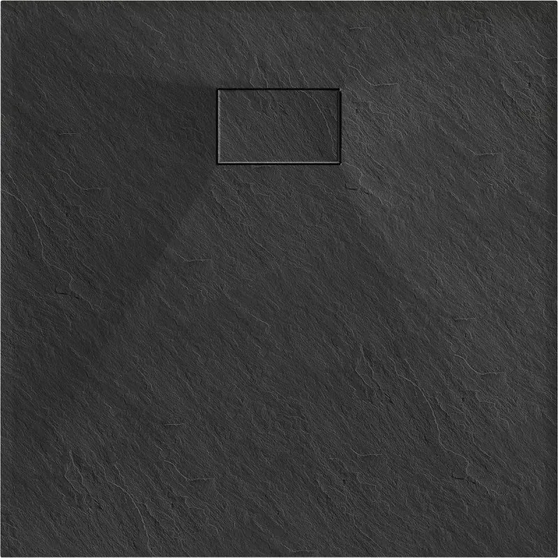 Mexen Hugo čtvercová vanička SMC 90 x 90 cm, černá - 42709090