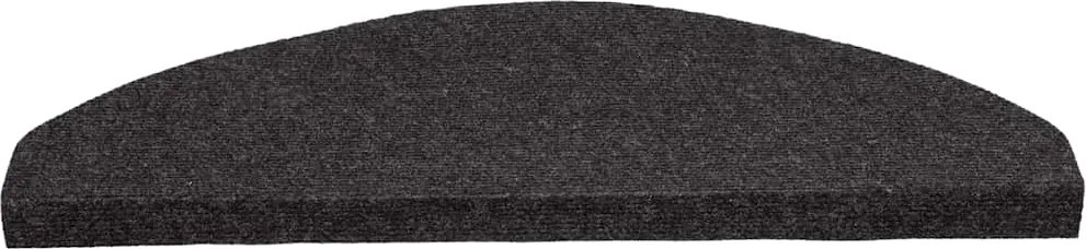 Samolepicí podložky na schody 30 ks černé 65x22,5x3,5 cm 3365907