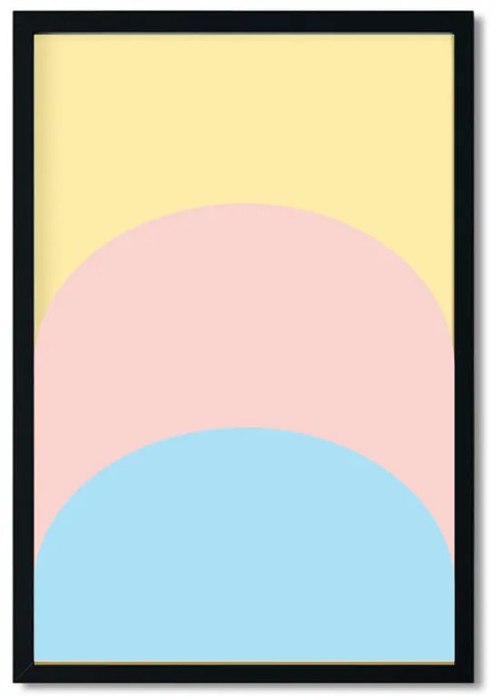 Benlemi Plakát do dětského pokoje BARVY DUHY Zvolte rozměr: 30x42 cm (A3)