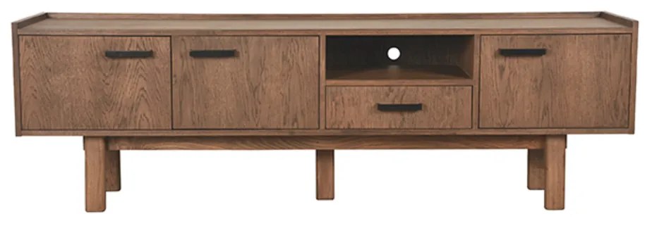 LABEL51 Dřevěný TV stolek CALI hnědý FU-88.025