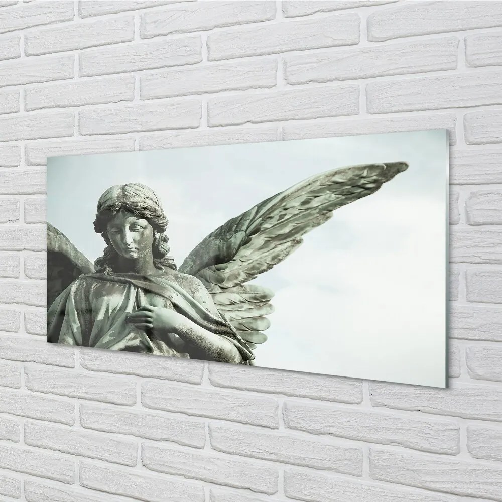 Obraz na skle Anděl 140x70 cm