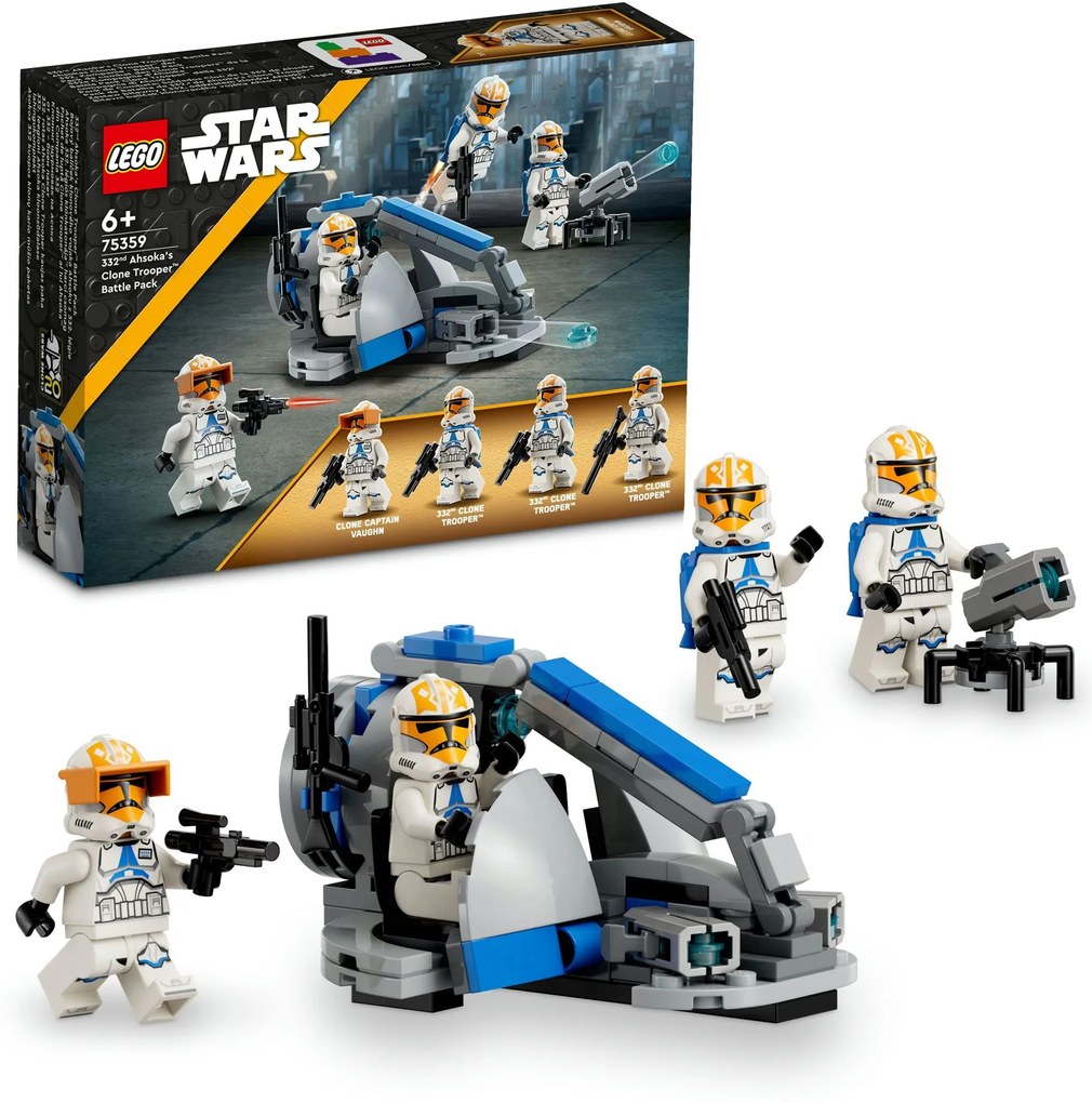 Lego stavebnice lego star wars 75359 bitevní balíček klonovaného vojáka ahsoky z 332. legie