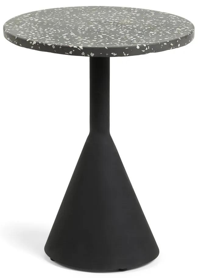 Černý příruční stolek La Forma Melano