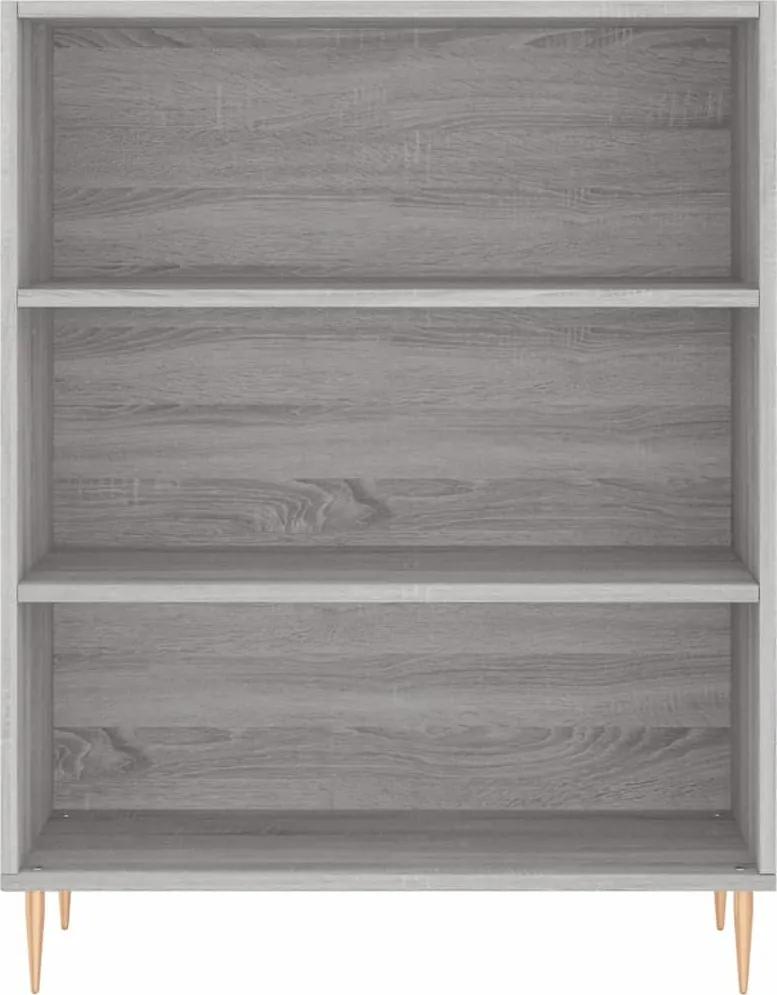vidaXL Skříň highboard 69,5 x 34 x 180 cm kompozitní dřevo [3198719] Barva: kouřový dub