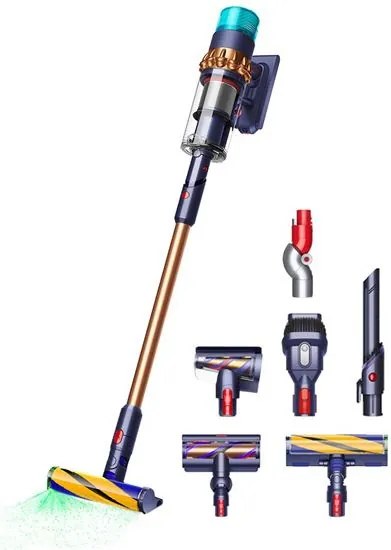 Dyson Gen5detect Absolute pruská modrá/měděná - Nový, pouze rozbaleno - Tyčový vysavač