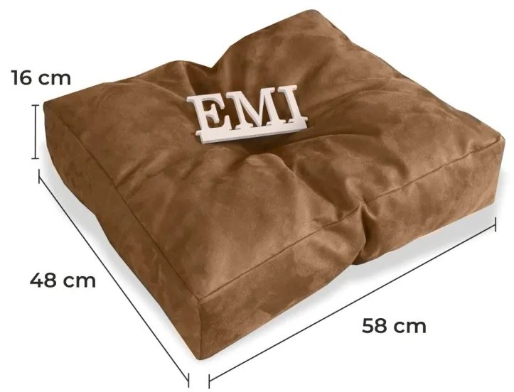 Zahradní sedací souprava 3ks hnědá EMI