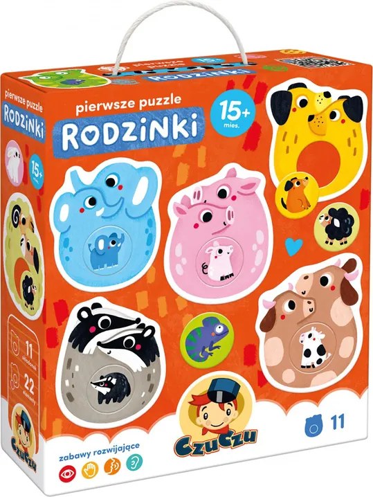 Tomido Puzzle CzuCzu První puzzle Rodinky 15m+