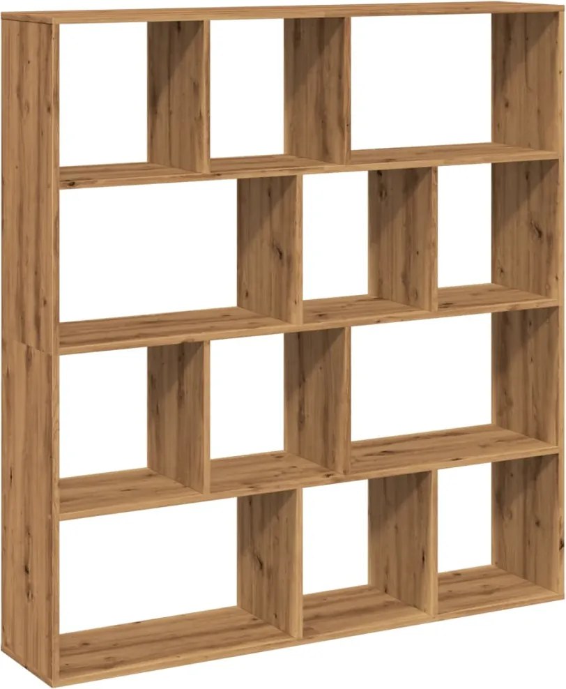 Knihovna dub artisan 132 x 29 x 141,5 cm kompozitní dřevo 3310315