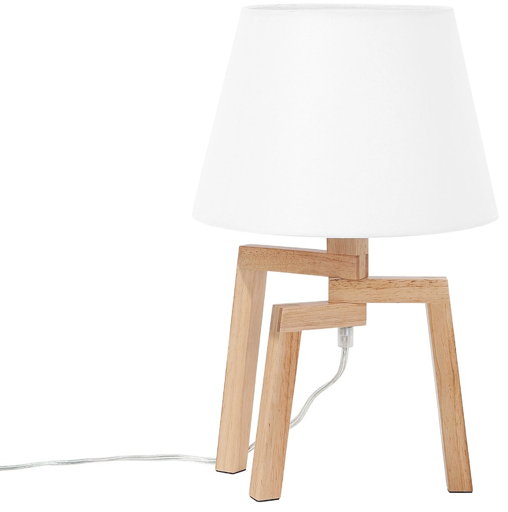 Stolní lampa bílá 42 cm NALON Beliani