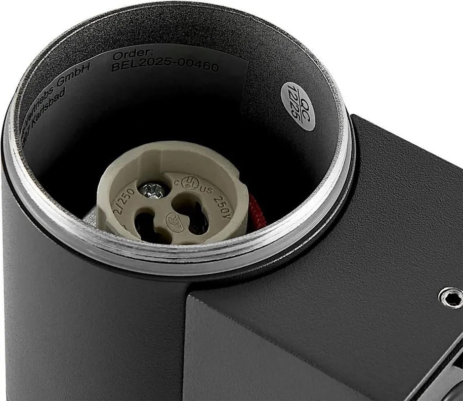 IMPR 731233 Deko-Light venkovní nástěnné přisazené svítidlo Achernar Up and Down, 2x max. 35 W GU10, tmavěšedá - DEKOLIGHT