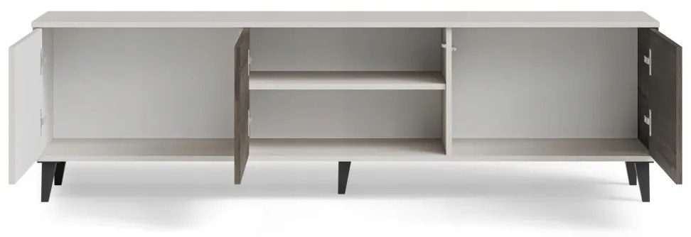 TV stolek Random 180 cm kašmír/ořech