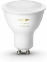 LED žárovka Philips Hue White Ambiance 5.5W GU10 set 2ks (929001953303)