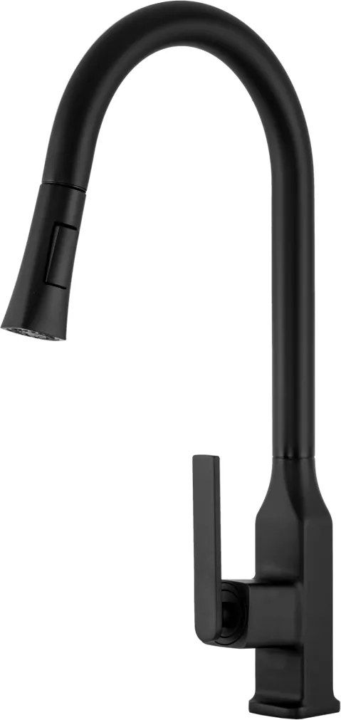 Gamma Pico, vysoká dřezová baterie h-450, černá matná, GMA-BPOK-BK