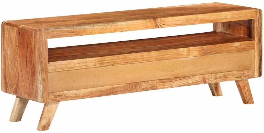 TV stolek 110 x 30 x 40 cm masivní akáciové dřevo 337065