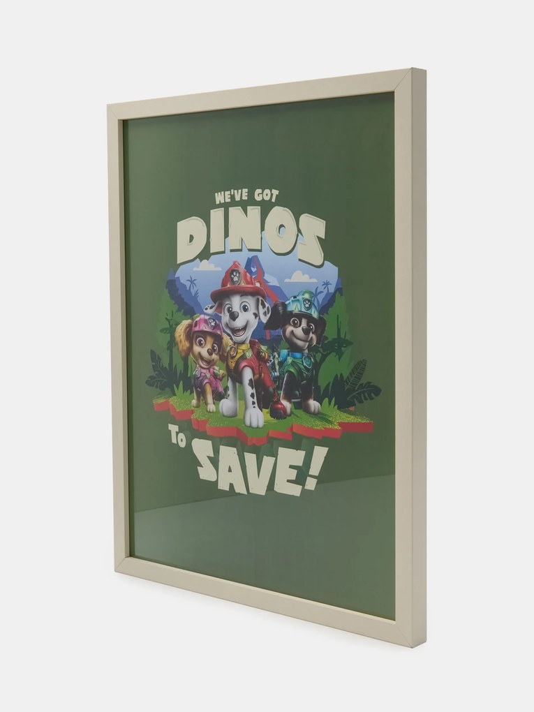 Sinsay - Plakát v rámu PAW Patrol Dino Movie - vícebarevná