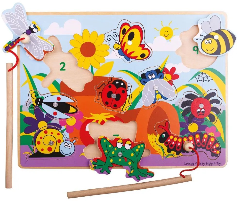 Bigjigs Toys Dřevěné chytání hmyzu