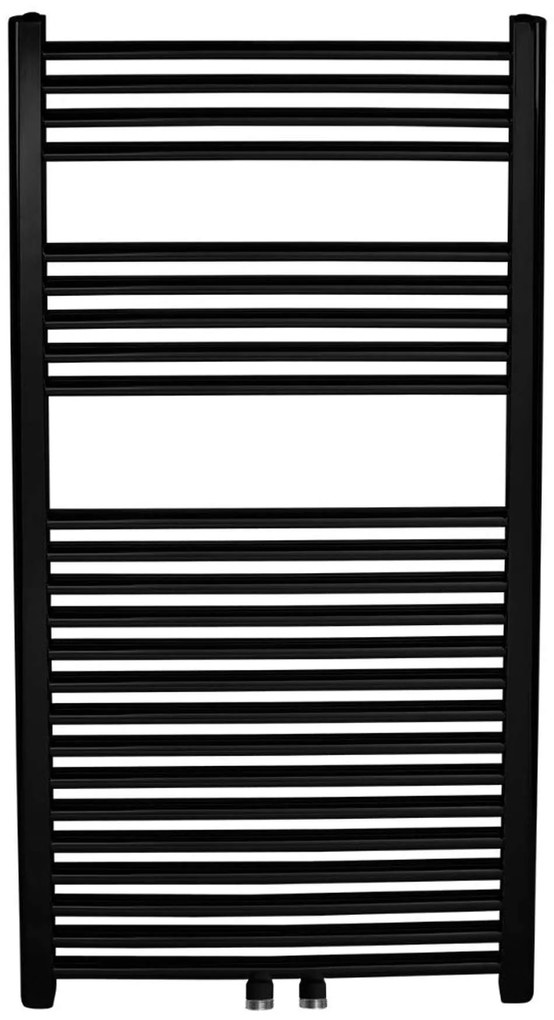 Novaservis - Topné těleso rovné 120 cm, matná černá 600/1200/RS,5