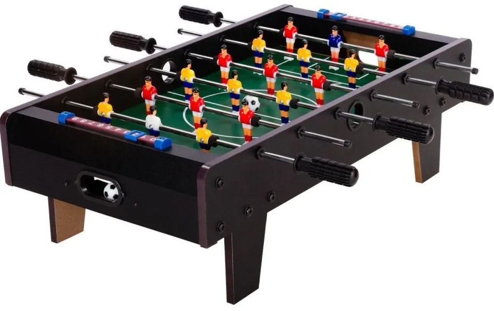 Tuin 43251 Mini stolní fotbal fotbálek s nožičkami 70 x 37 x 25 cm - černý