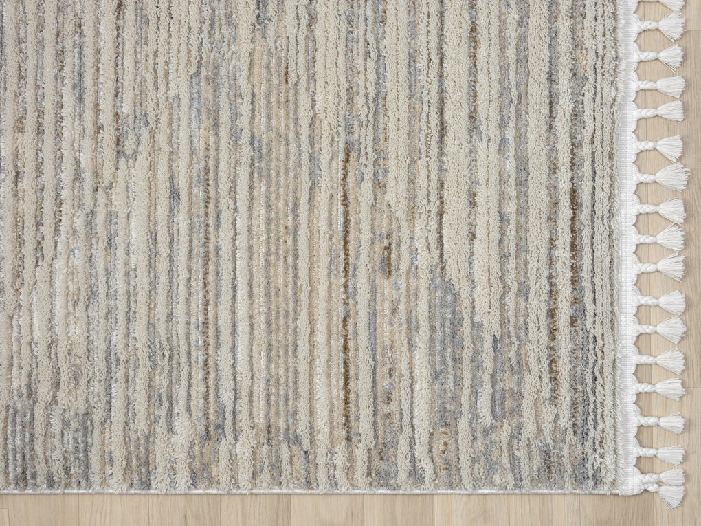 My Flair, Kusový koberec Enya 2 creme, 200x290, šedá, chodba / předsíň