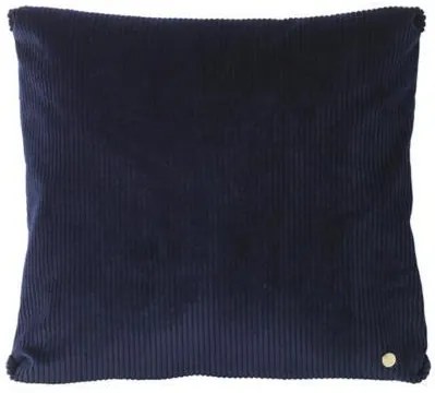 ferm LIVING Polštář s výplní Navy 45 x 45, černá barva, textil