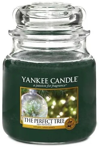 Yankee Candle Svíčka Yankee Candle 411gr - The Perfect Tree, zelená barva, sklo, vosk