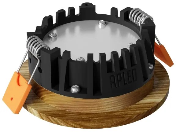 APLED - LED Podhledové RONDO WOODLINE LED/3W/230V 3000K pr. 9 cm jasan masiv