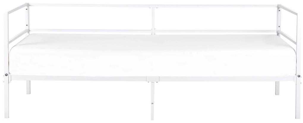 Kovová postel 90 x 200 cm bílá BATTUT Beliani