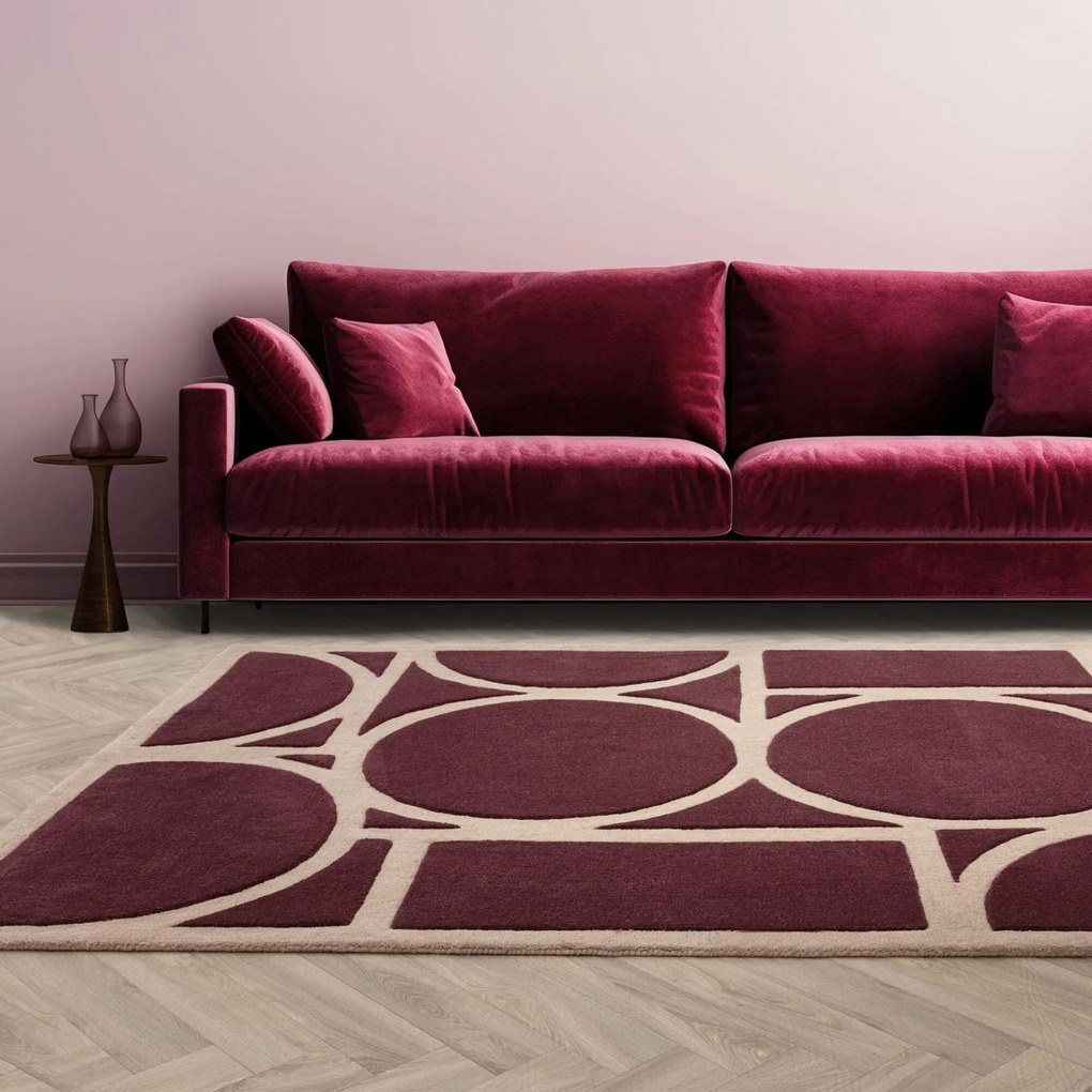 Tribeca Design Kusový koberec Newtor Plum Rozměry: 200x290 cm