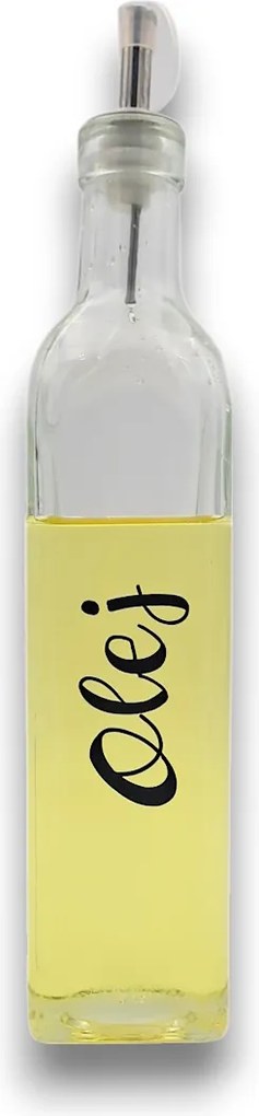 Zeller Present Sada láhví na olej a ocet 500ml+270ml se štítky, Zeller